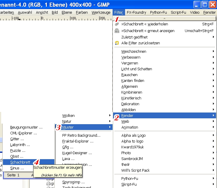 Verblüffende Kreise mit Glaseffekt - GIMP-Werkstatt